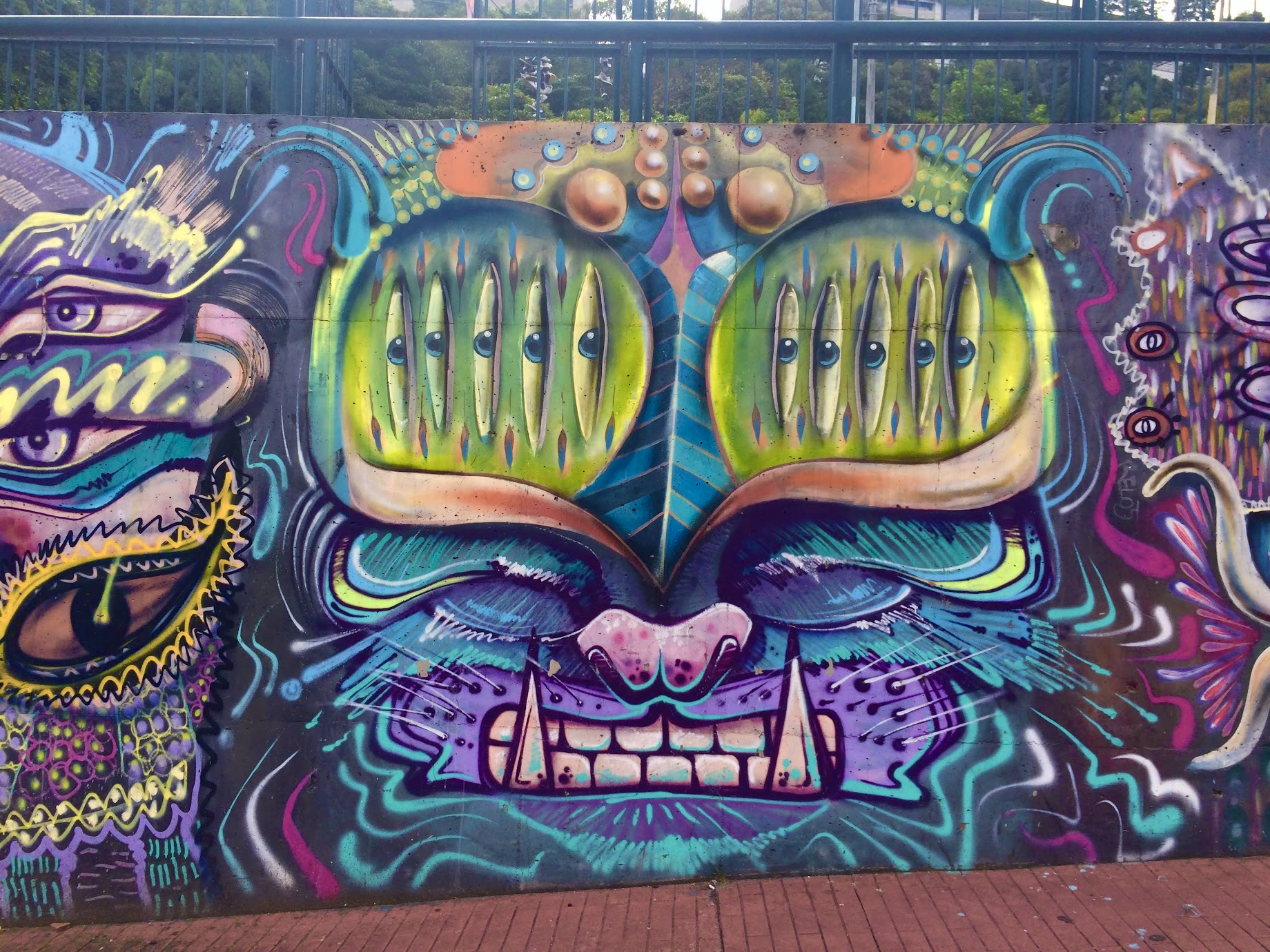 Street Art in Bogota, Colombia – jet lag journaling